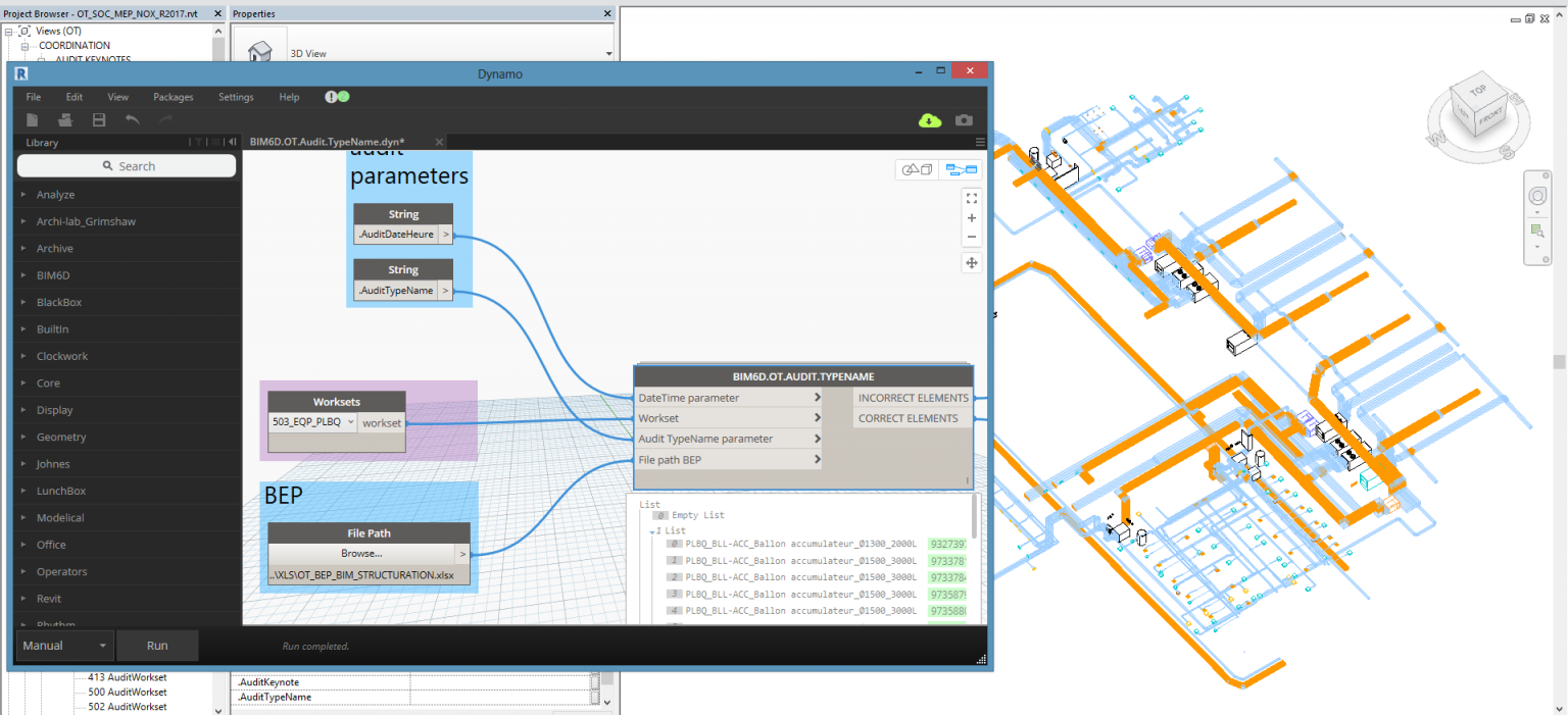 AUDITING REVIT MODELS WITH DYNAMO - BIM6D