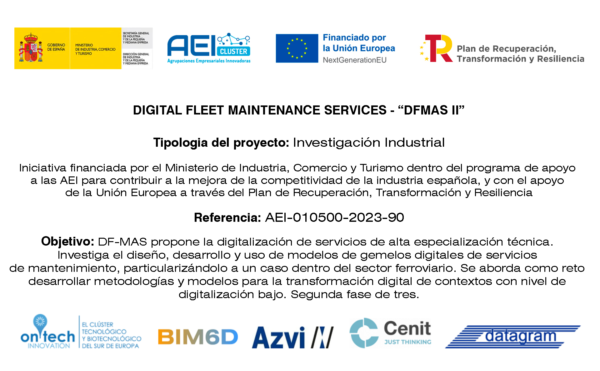 Digitalization of the maintenance service of machinery
